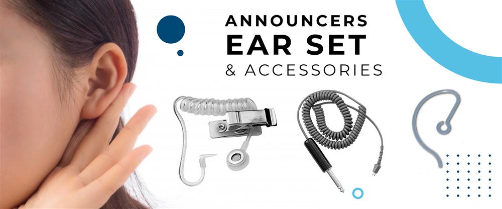 ANNOUNCERS EAR SETS & ACCESSORIES (TELEX BRAND) | Store Proshow